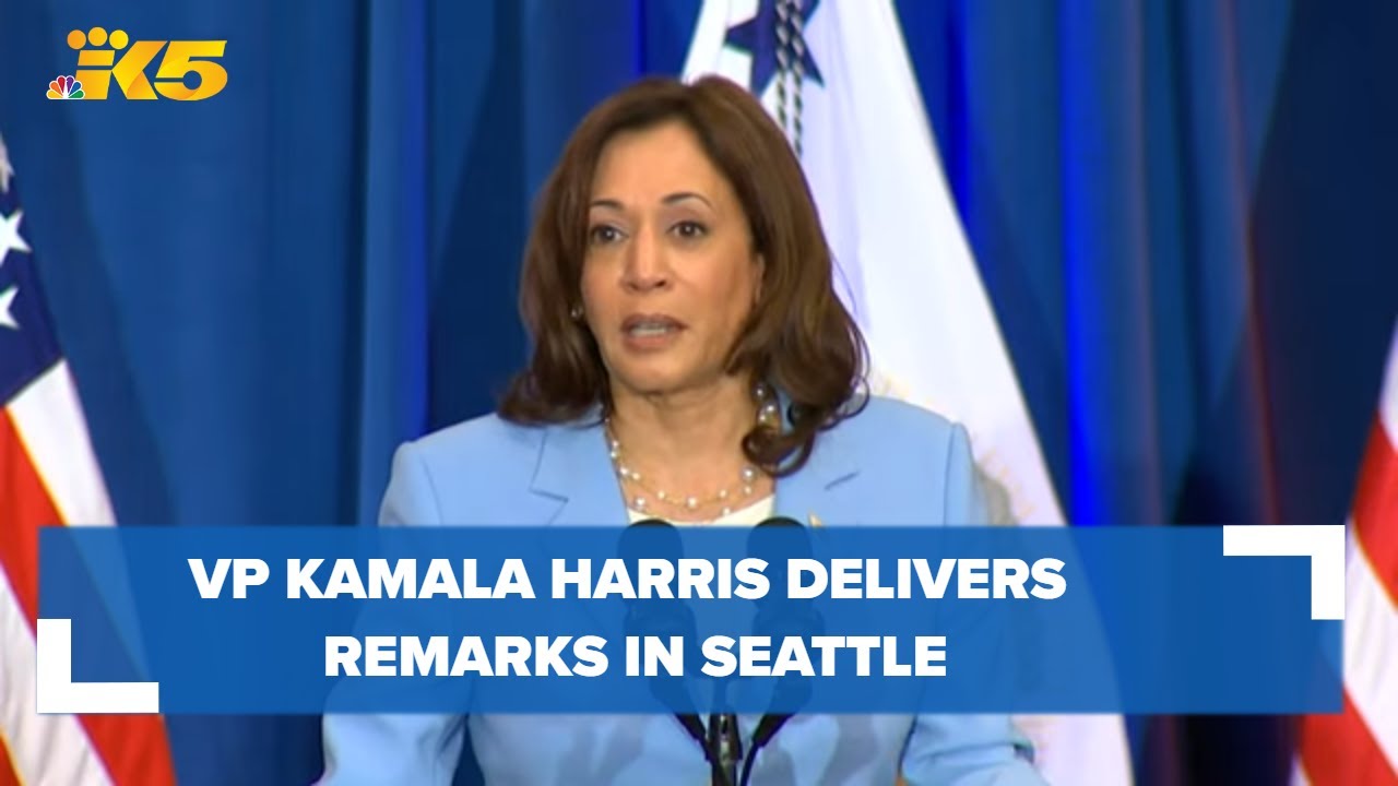VP Kamala Harris delivers remarks in Seattle on Inflation Reduction Act ...
