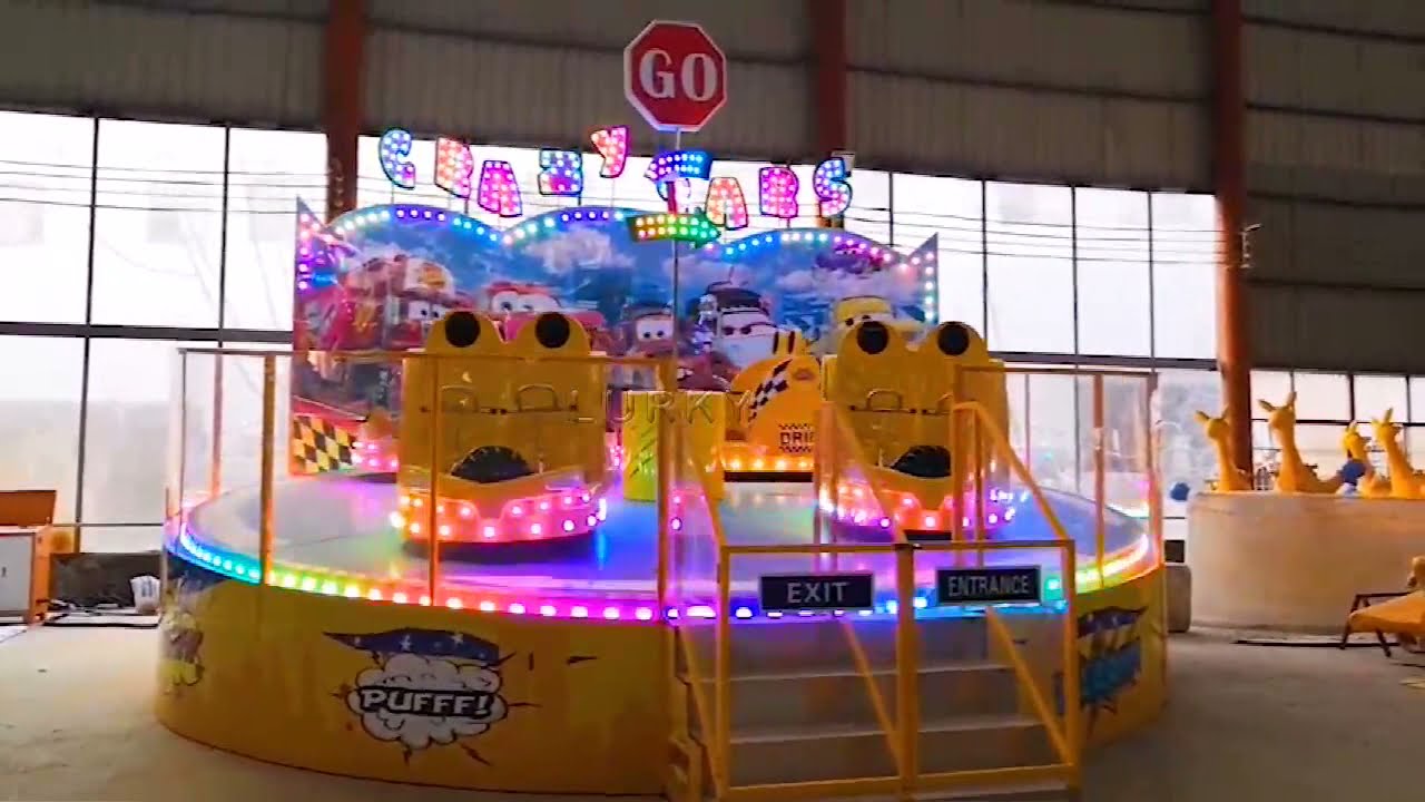 Carnival Amusement Rides Crazy Car For Sale - YouTube