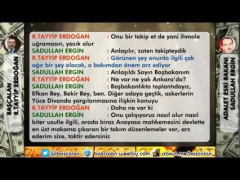 Basçalan Erdoganin Skandal Yargiya Müdahale Kayitlari