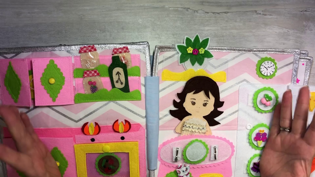 Atiye’ nin bebek evi- dollhouse, aktivite kitabı - YouTube