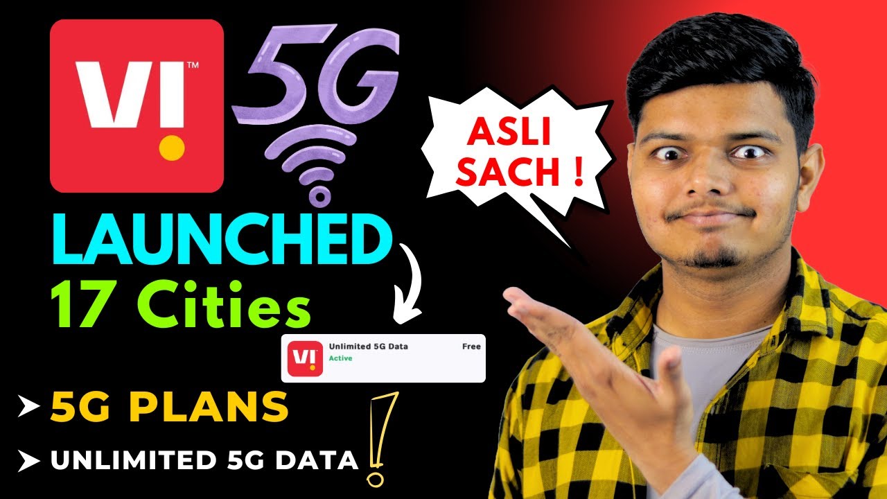 Finally...Vi 5G is Here! Unlimited 5G Data & Plans Revealed! 🚀📡 - YouTube
