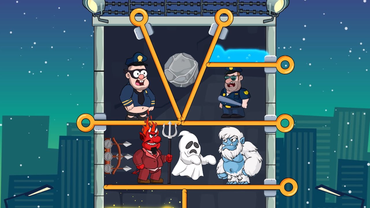 Prison Pin Rescue - All Levels Gameplay Pull Him Out ( Levels 330 - 351 ...