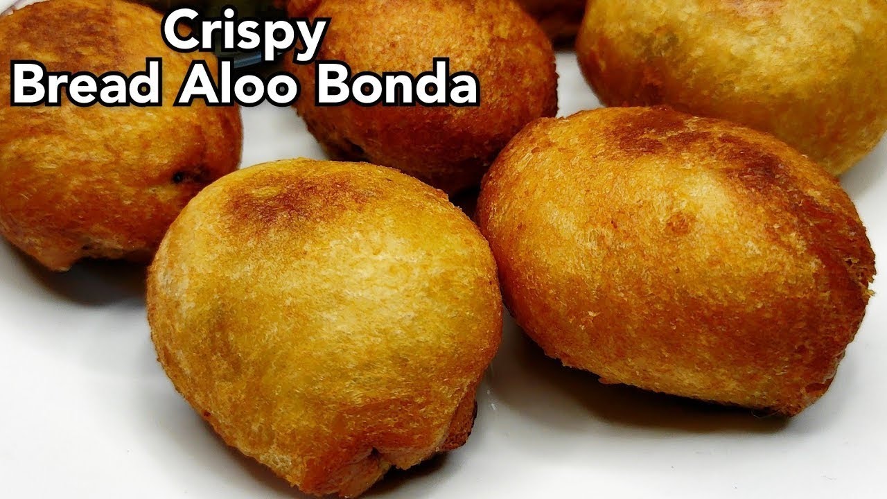 चटपटे आलू - ब्रेड बोंडा, aloo bread bonda recipe, bonda recipe ...