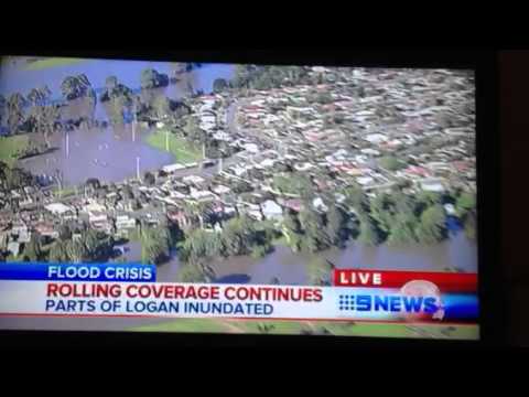 Logan Floods 2013 Channel 9 - YouTube