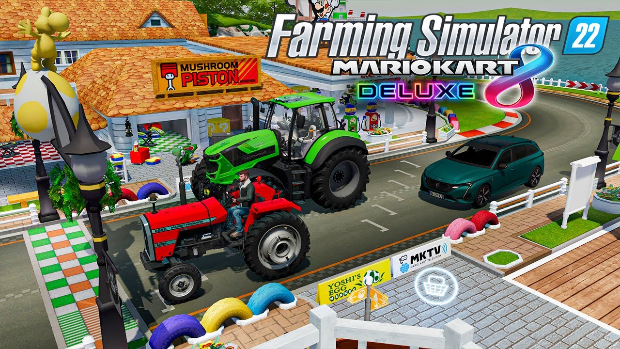 PARTIR DE RIEN en live, FarMario Kart 22, Peugeot 308 & Deutz Fahr S7/8 ...