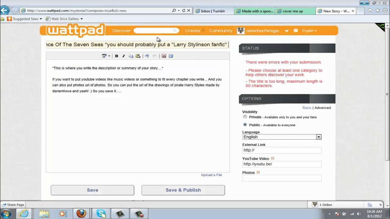 How To Create A Story In Wattpad - YouTube