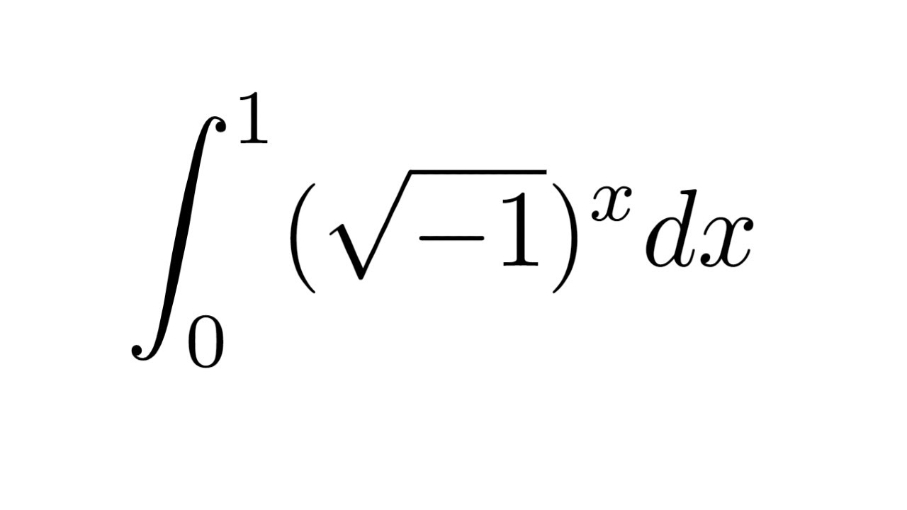 WEIRD LOOKING DEFINITE INTEGRAL (How to Integrate?) - YouTube