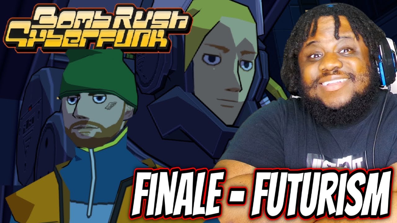 GAME ENDING! Bomb Rush Cyberfunk Walkthrough Finale - Futurism - YouTube