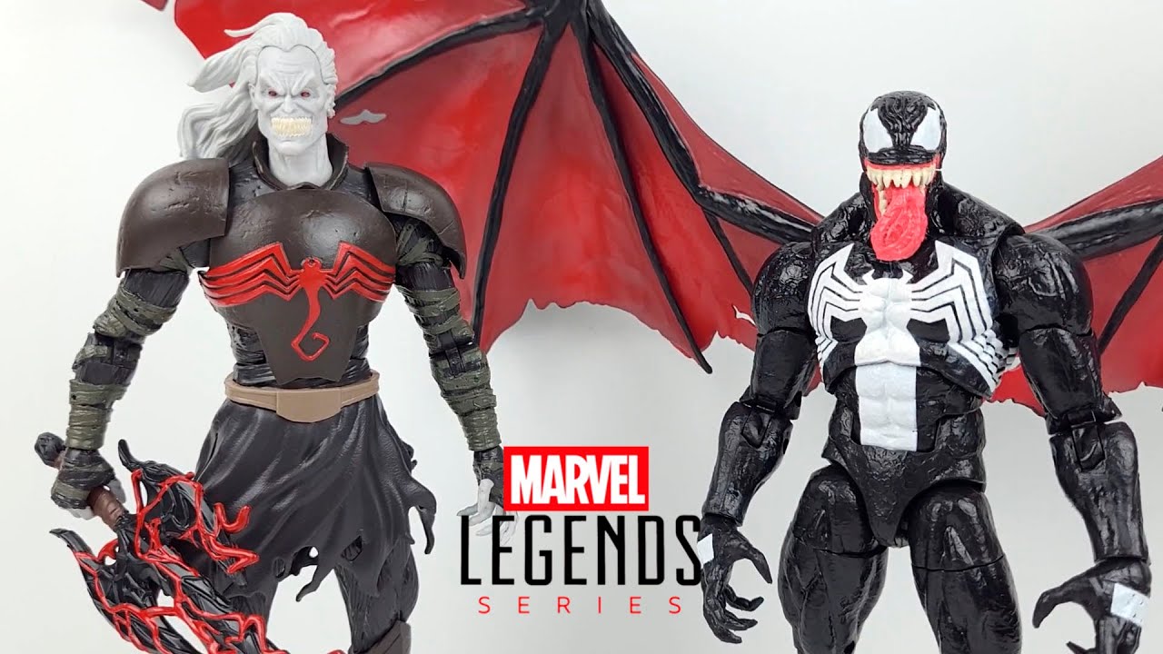 Marvel Legends Spider-Man 60th Anniversary Knull and Venom King In ...