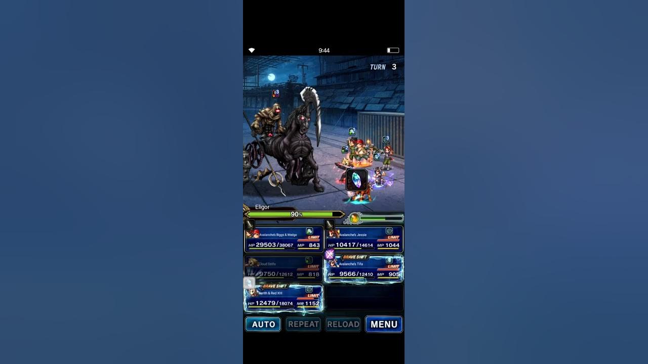 FFBE /TIFA CROWN ALL MISSION TURN 3 - YouTube