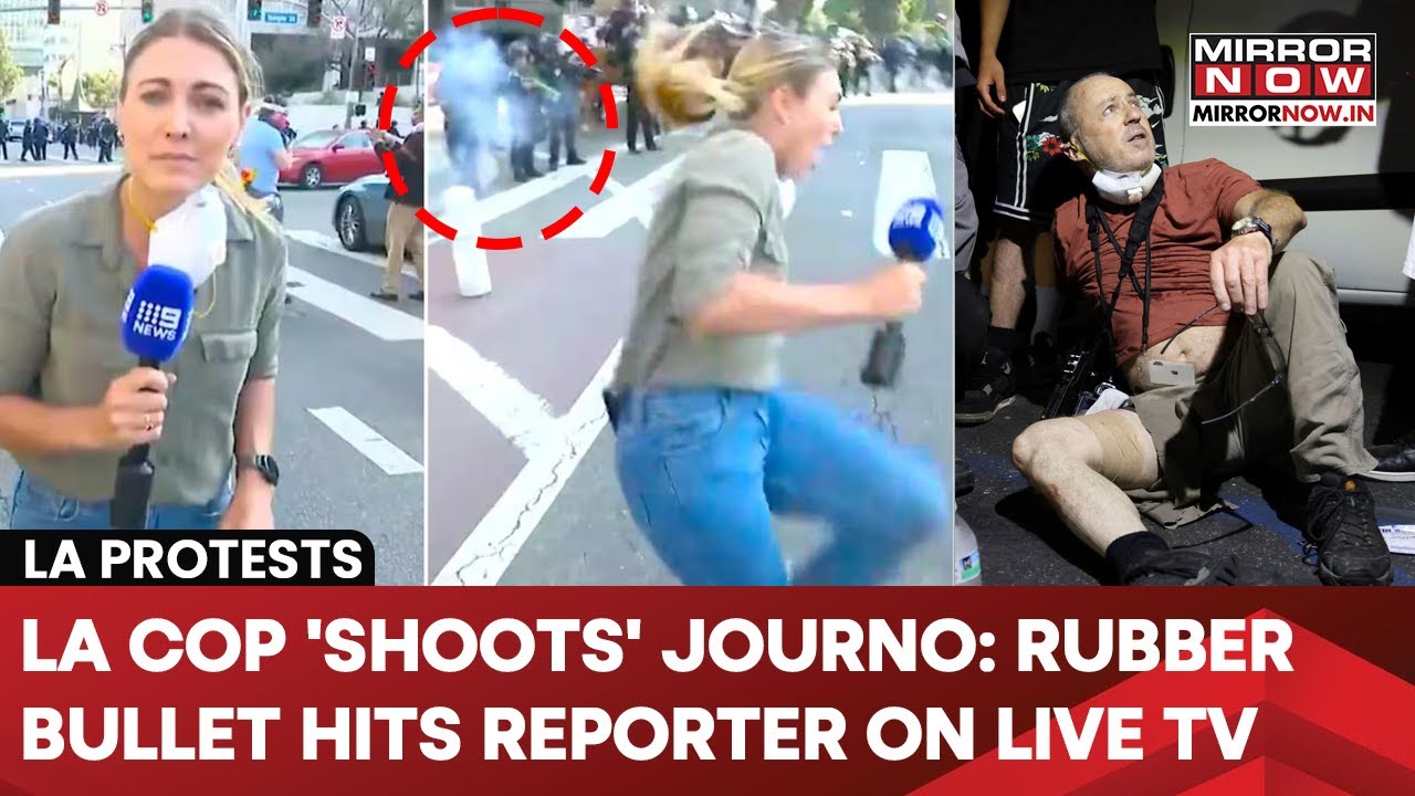 Reporter 'Attacked' By Police Amid LA Protest; Cop Aimed Directly? 'You ...