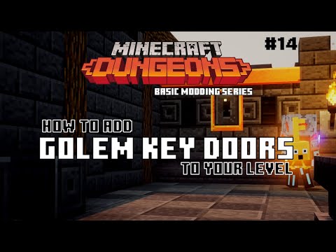 Minecraft Dungeons - Making Golem Key Doors - Basic Modding Series #14 ...