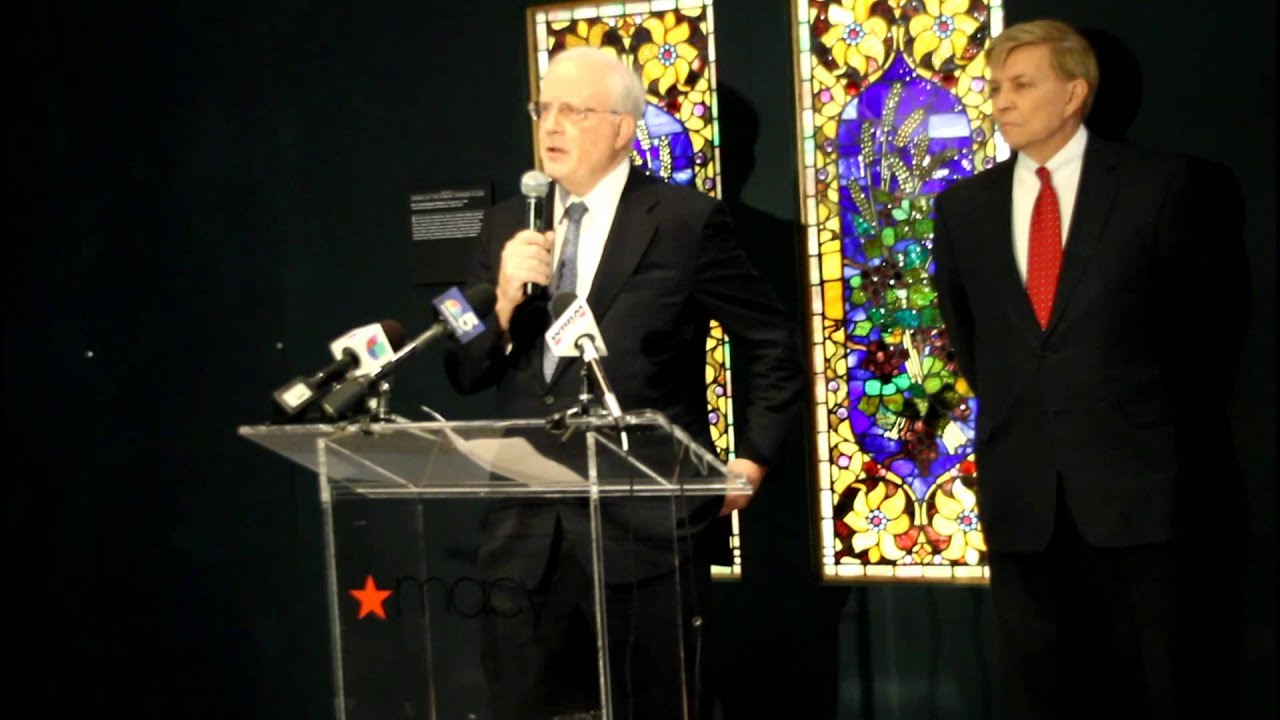 E.B.Smith at Opening Reception of New Installation at Macy's Pedway ...