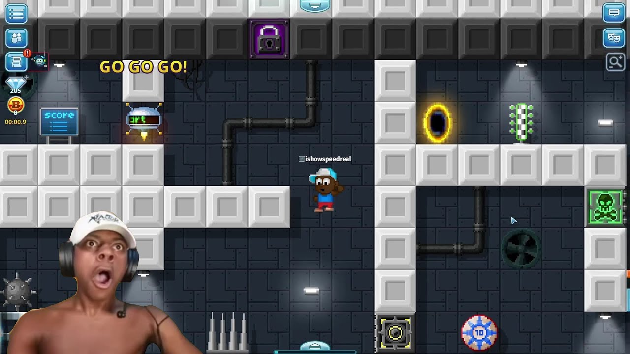 When IShowSpeed Play Pixel Worlds #pixelworlds #ishowspeed - YouTube