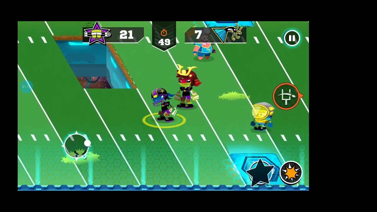 Nickelodeon Football Stars 2 - Team TMNT vs Team SpongeBob (Rematch ...