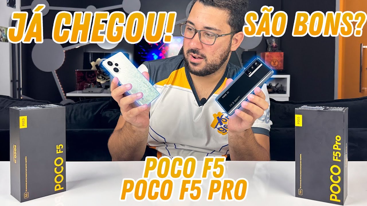 POCO F5 5G E POCO F5 PRO 5G SÃO BONS MESMO? CUMPRE O QUE PROMETE ...