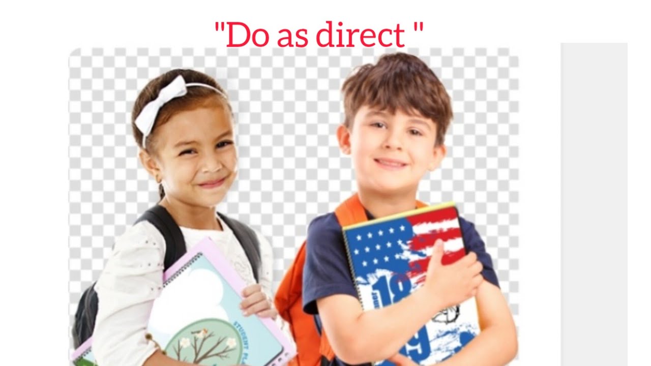 English Grammar "do as directed " - YouTube