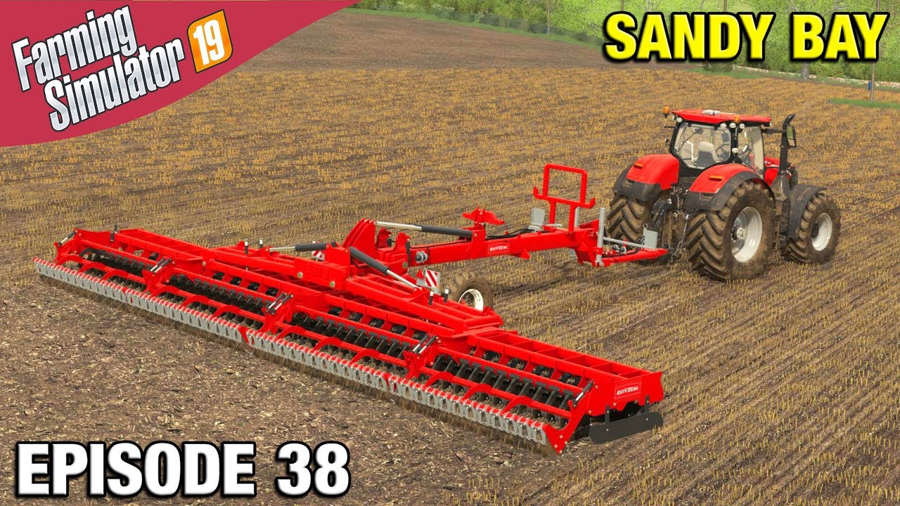 DISC HARROWING Farming Simulator 19 Timelapse - Sandy Bay Seasons FS19 ...