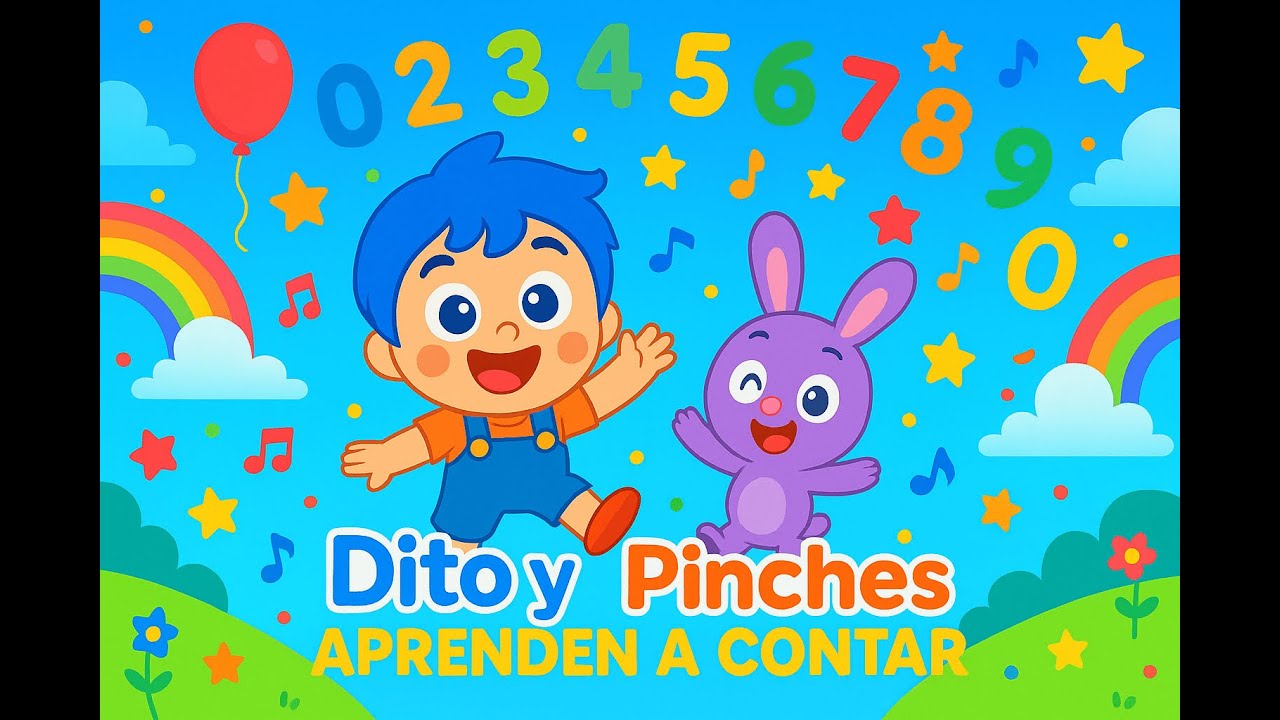 🎶 ¡A Contar con Dito y Pinches! 🔟 Canción de los Números del 0 al 10 ...