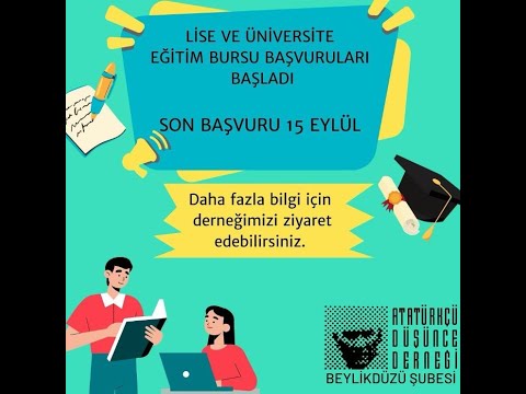 Atatürkçü Düşünce Derneği Beylikdüzü Şubesi Lise ve Üniversite Eğitim Bursu