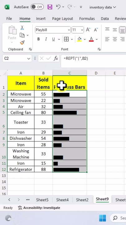 Excel For Beginners Part 25 How To Create Progress Bars In Excel Exceltips Tech Ai