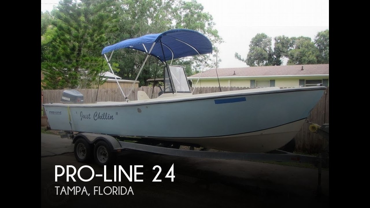 Used 1980 Pro-Line 24 Flatback for sale in Tampa, Florida - YouTube