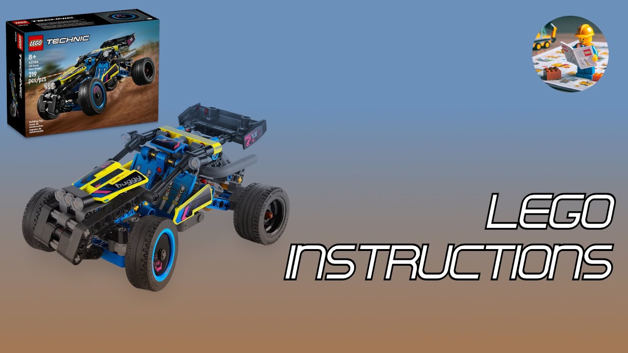 LEGO Instruction - Technic 42164 - Off-Road Race Buggy - YouTube