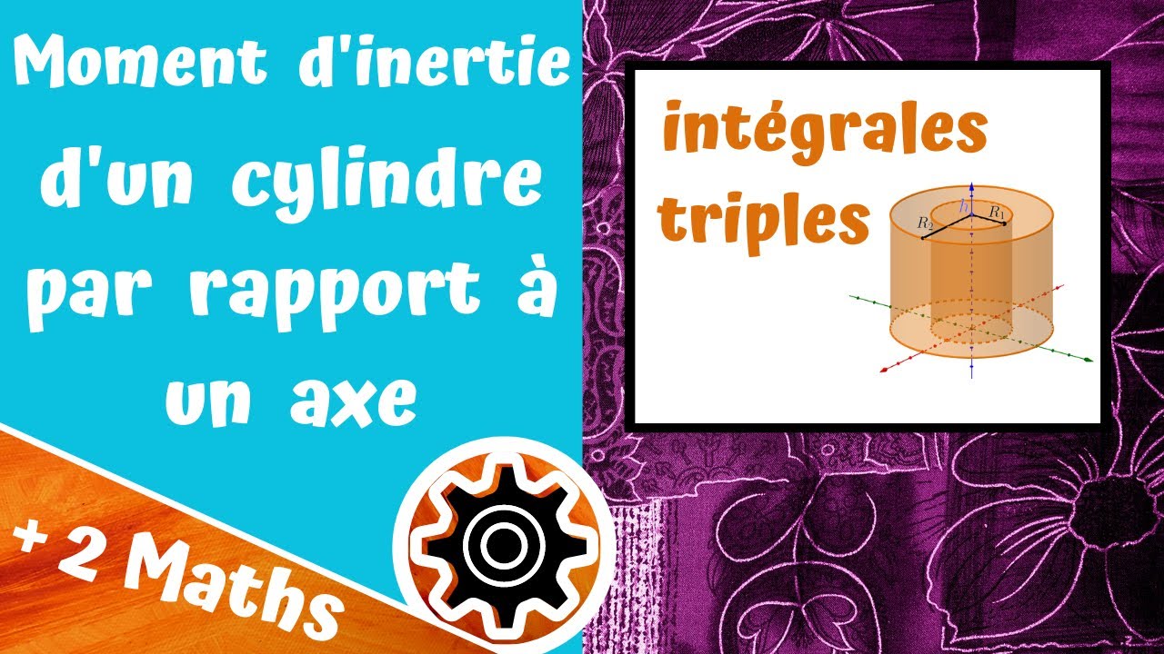 Moment d'inertie d'un cylindre creux par rapport à un axe - YouTube