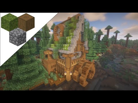 Minecraft: Waterwheel House [Speedbuild/Tutorial] - YouTube
