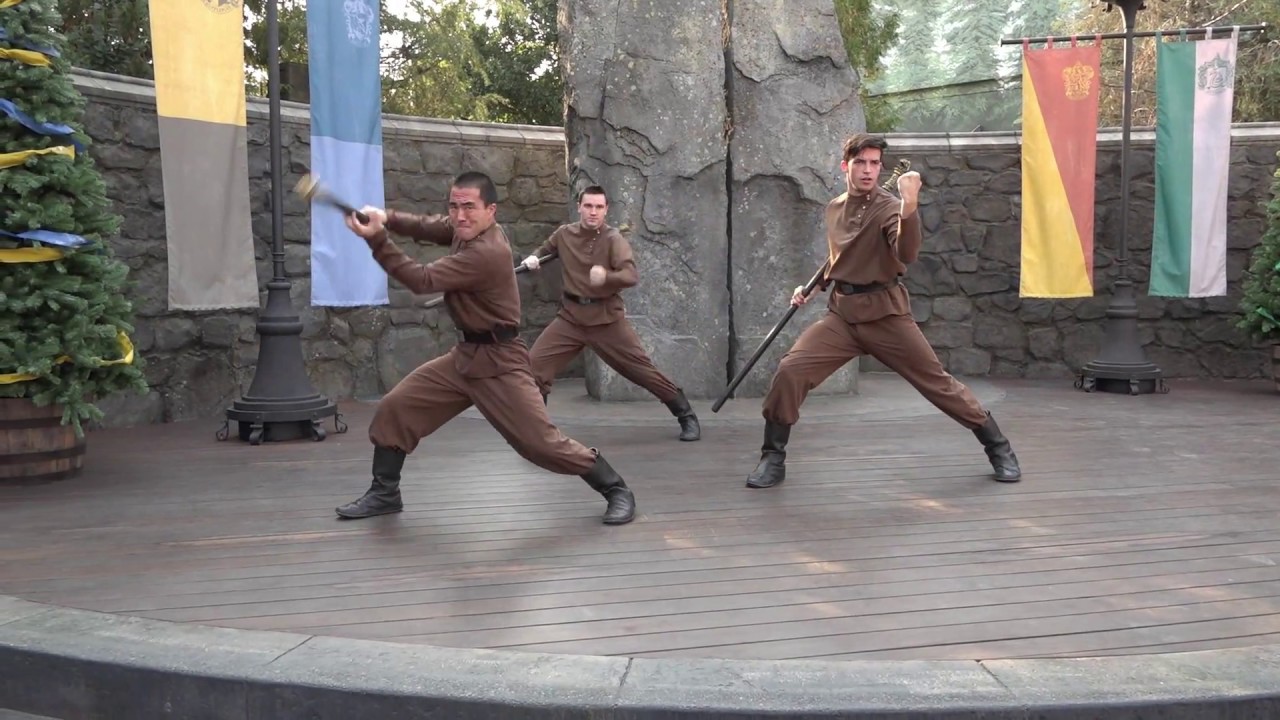 Triwizard Spirit Rally in the Wizarding World of Harry Potter at ...