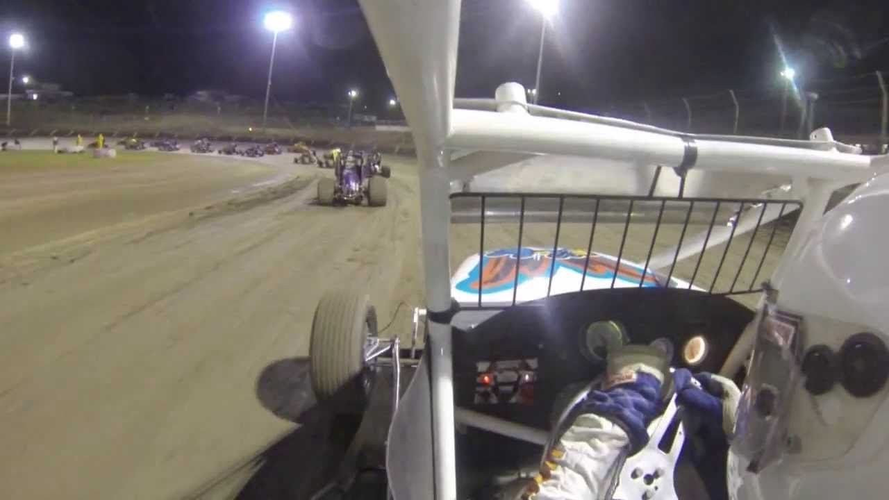 Murray Bridge 20/04/13 - Wingless Sprints Feature - Onboard video ...