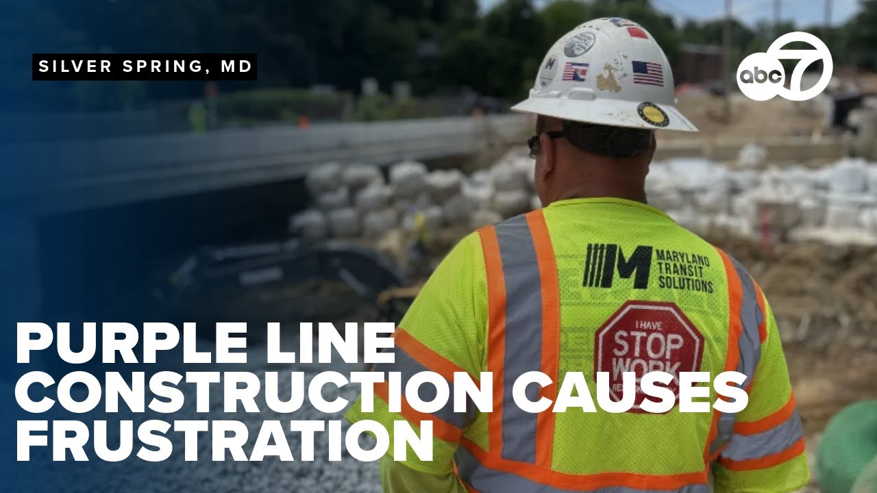 Purple Line progress leads to congestion woes in neighborhoods along ...