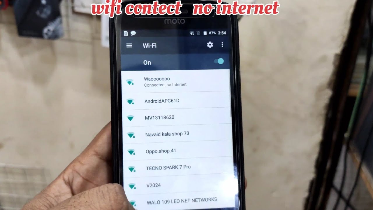Motorola wifi error fix moto all - YouTube