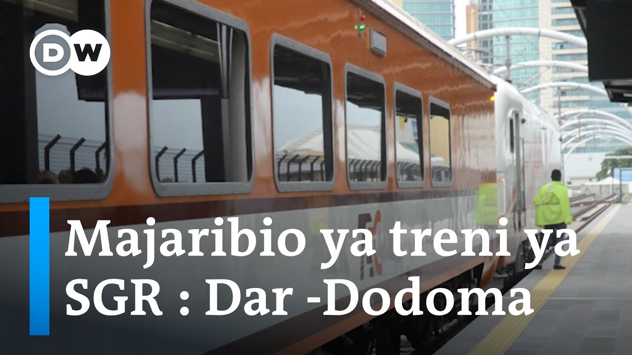 Safari ya majaribio ya treni ya SGR kutoka Dar es Salaam hadi Dodoma - YouTube