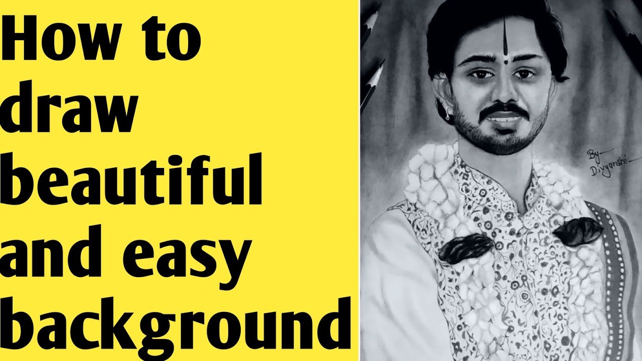 how to draw beautiful background || beautiful background kaise banaen # ...