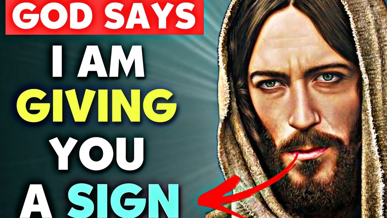 💯God Message For You Today ️ I AM GIVING YOU A SIGN ~ God Says | Jesus ...
