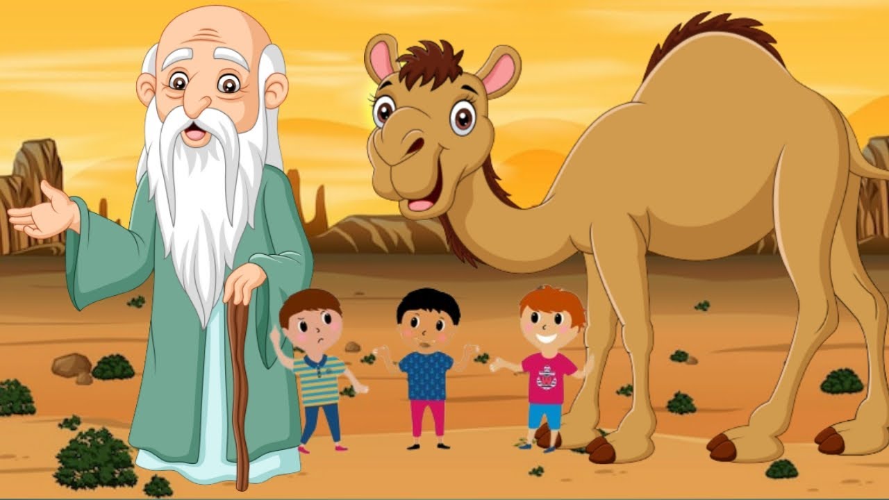 English Animated moral stories || 17 Camels and 3 Sons || @Animated ...