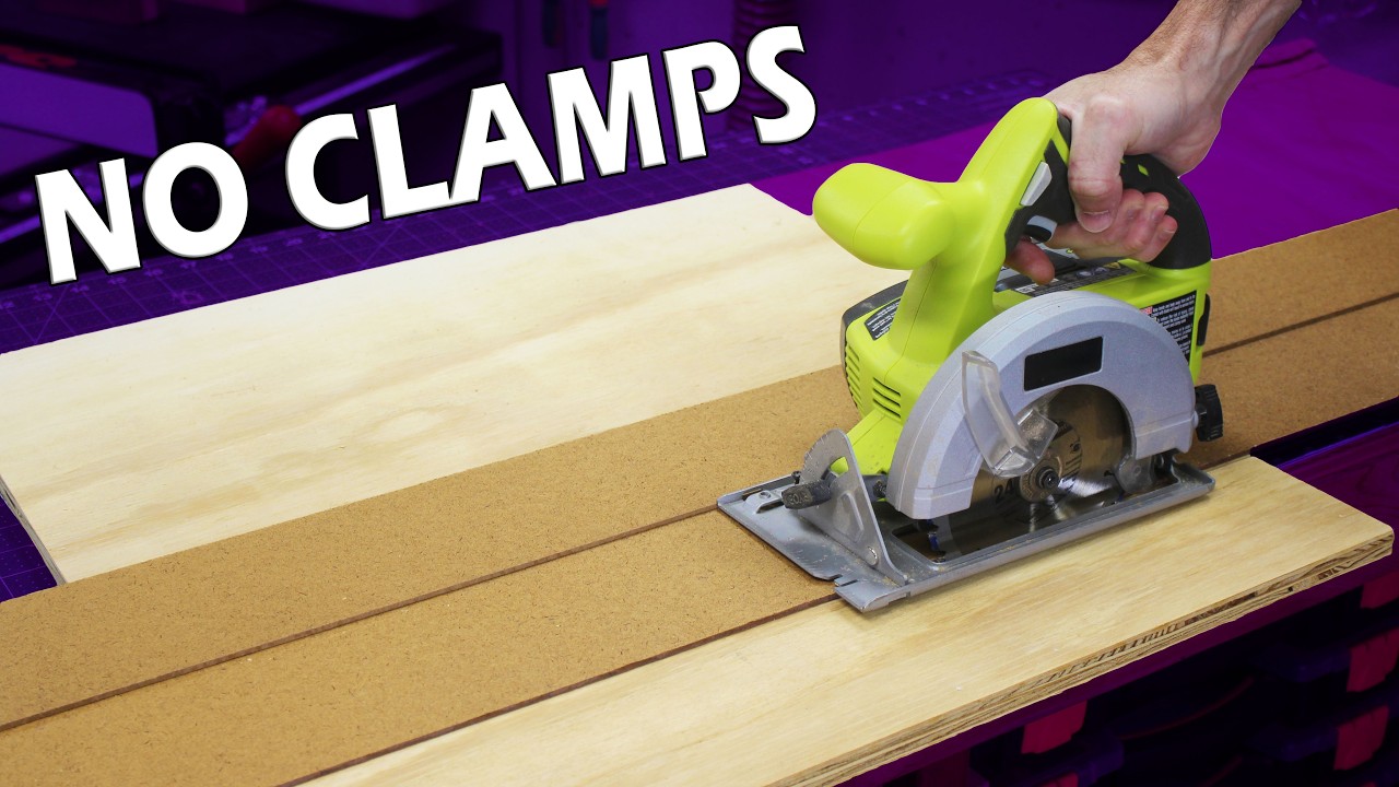 Simple DIY Track Saw for Beginners - YouTube