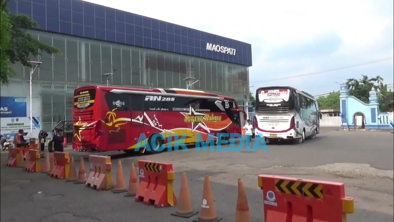 Bus Sugeng Rahayu Ketemu Sudiro Tungga Jaya Terminal Maospati Magetan - YouTube