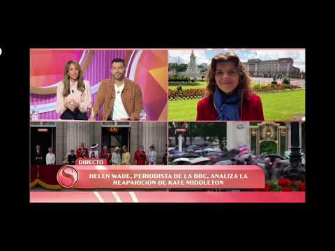 Helen Wade reporting on Trooping the Colour 15/6/24 - YouTube