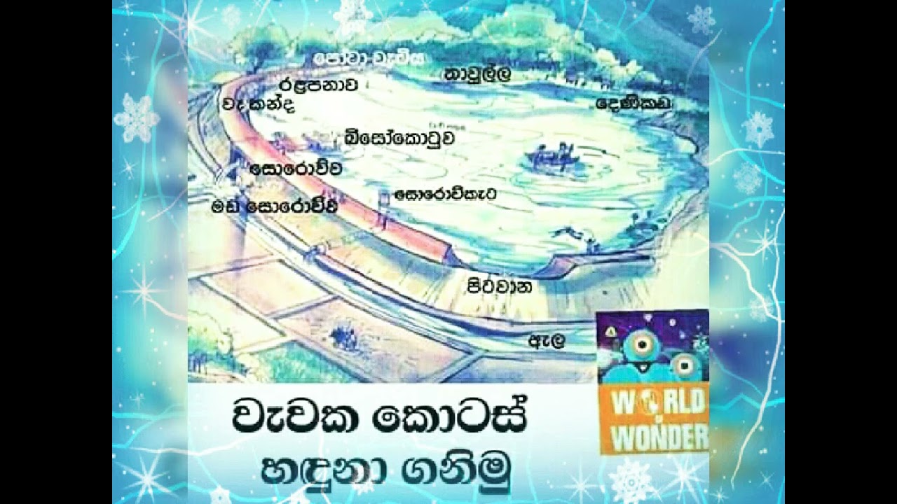 වැවක කොටස් හදුනා ගනිමු - YouTube