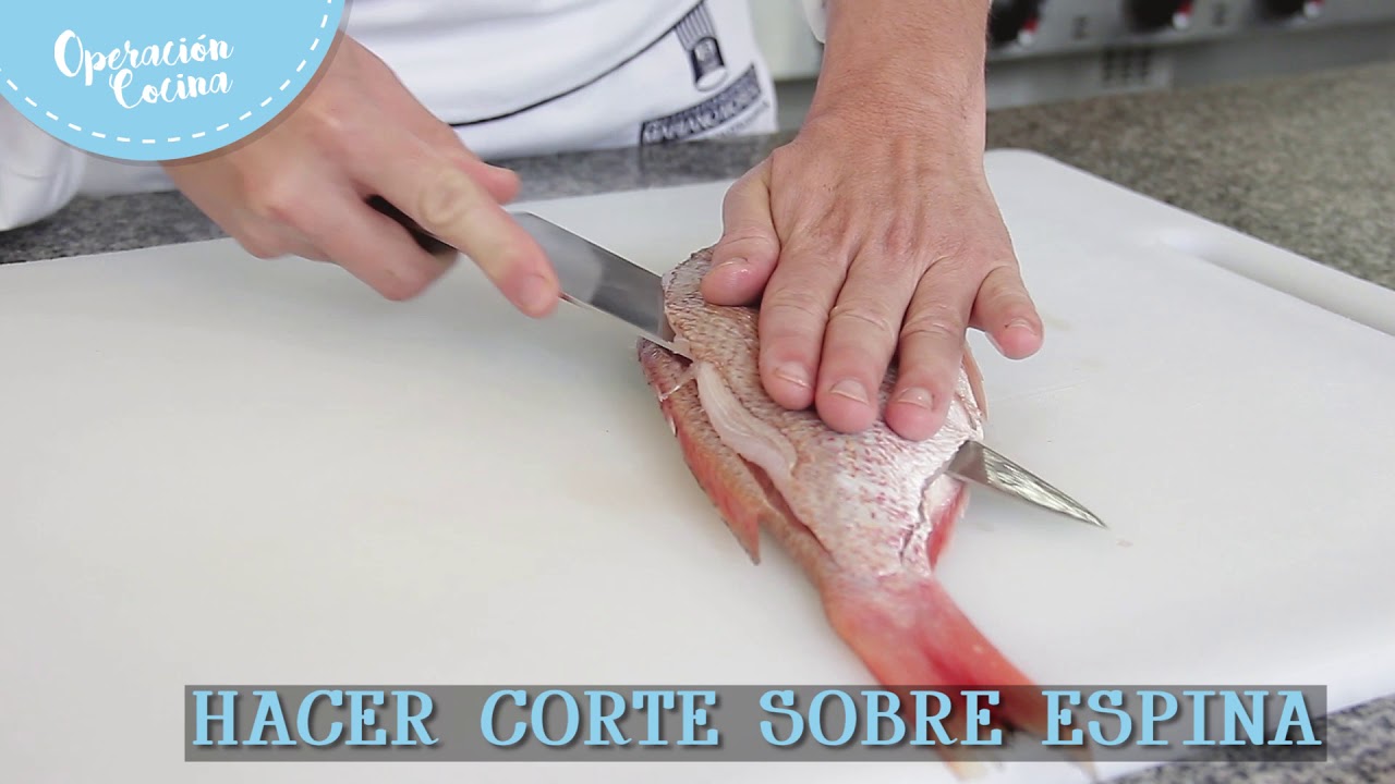 Cómo preparar un FILETE DE PARGO ROJO - YouTube