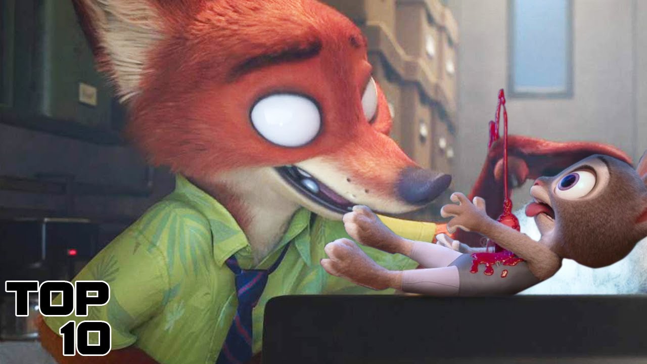 Top 10 Scary Zootopia Theories - YouTube