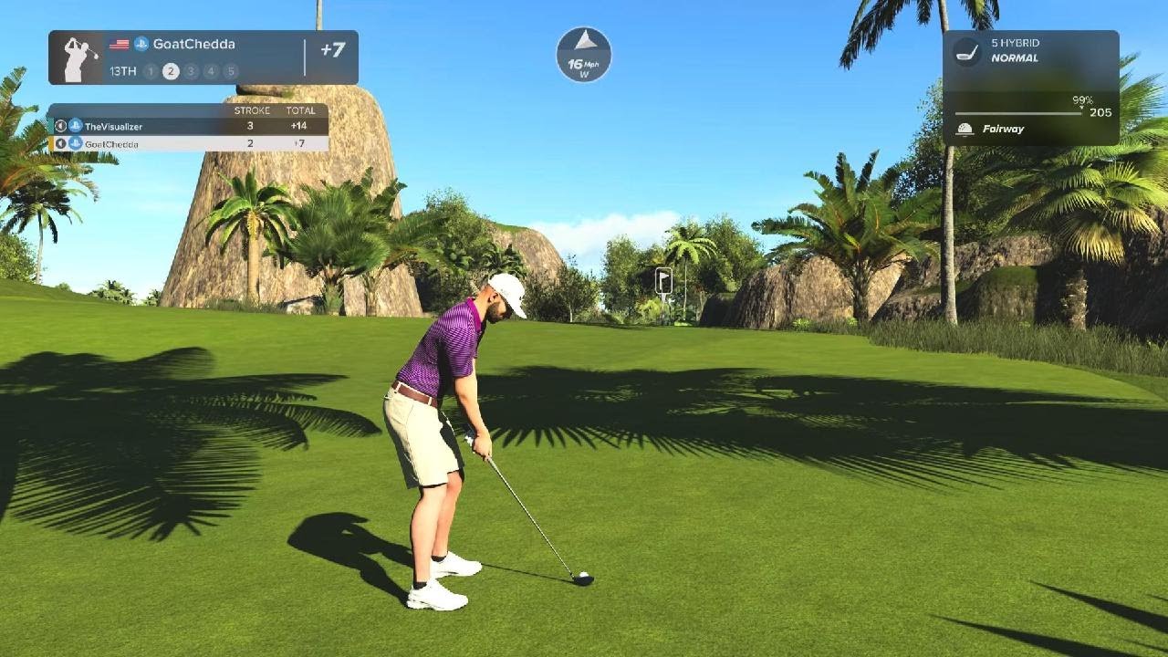 PGA TOUR 2K23 - Down 7 strokes after 12 holes... - YouTube