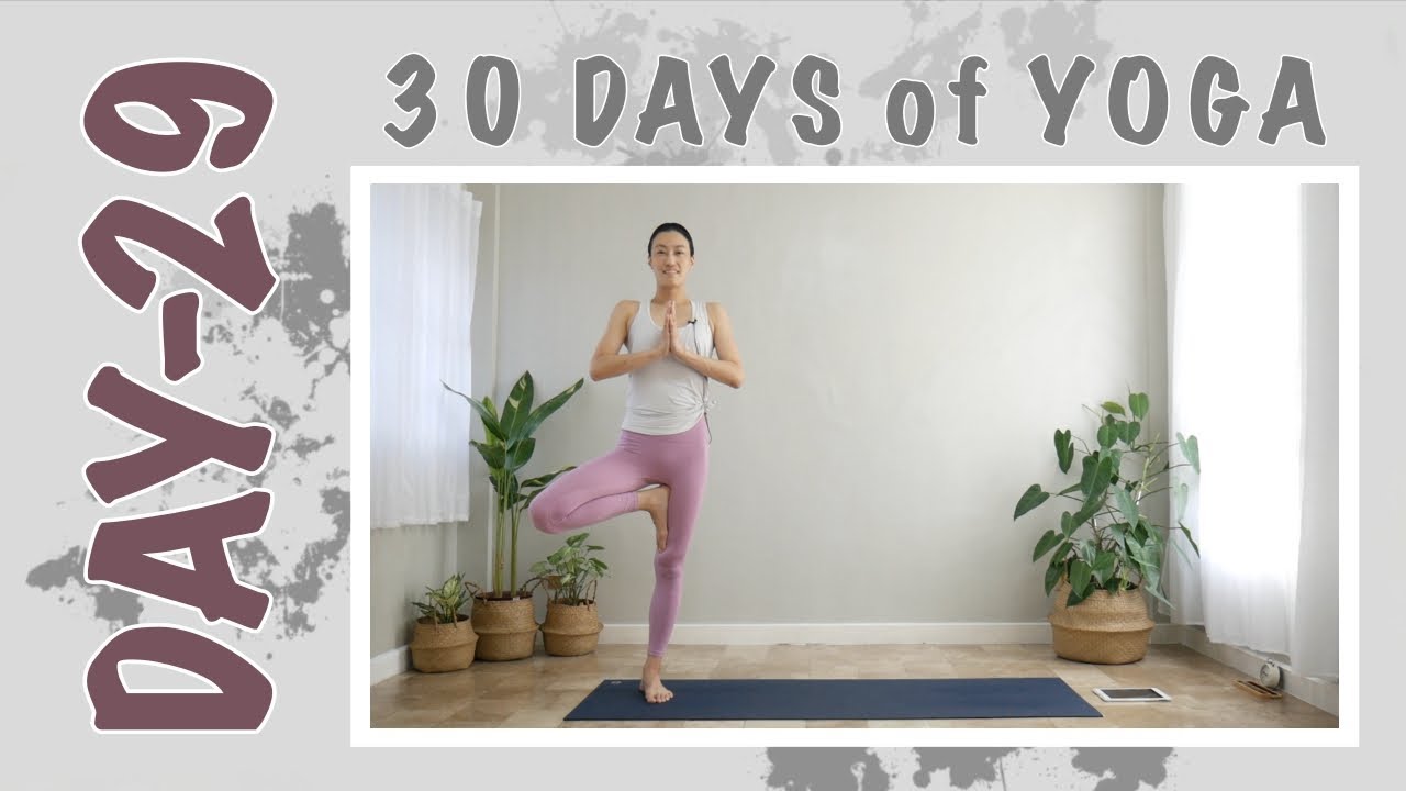 [30DAYS of YOGA] 2021년 1일1요가 실천 DAY-29 - YouTube