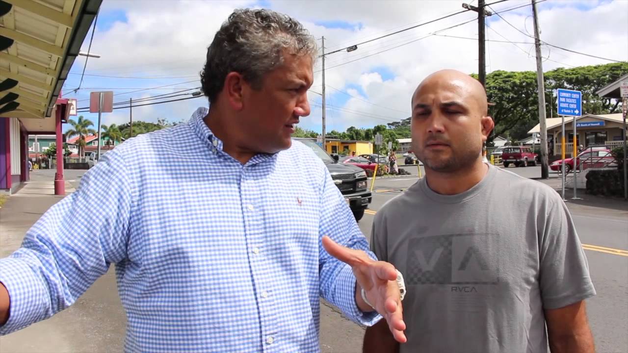 Mayor Billy Kenoi addresses BJ Penn on the community lava emergency ...