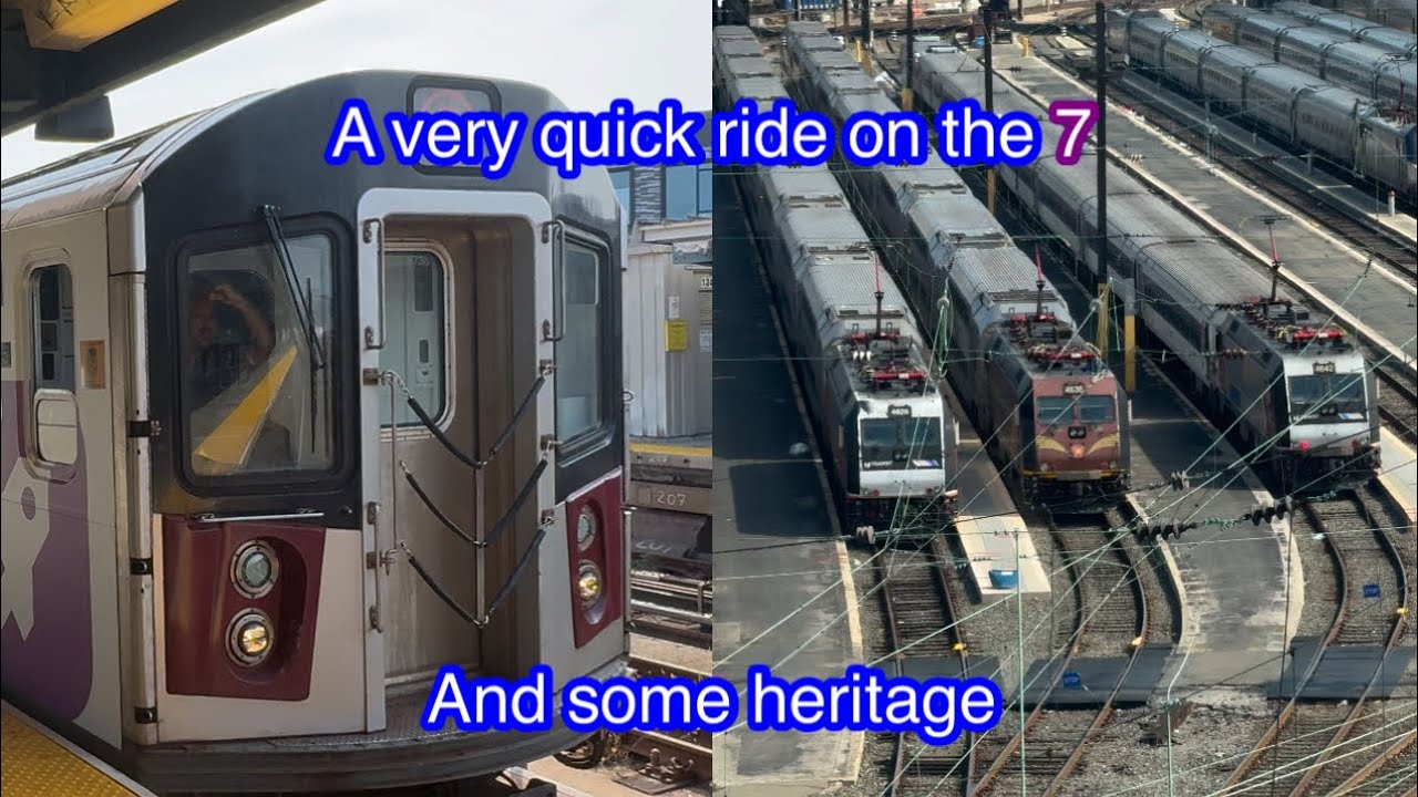 A very quick ride on the 7 train - YouTube
