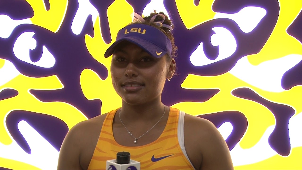 Getting off court fast will benefit us LSU Senior Paris Corley - YouTube