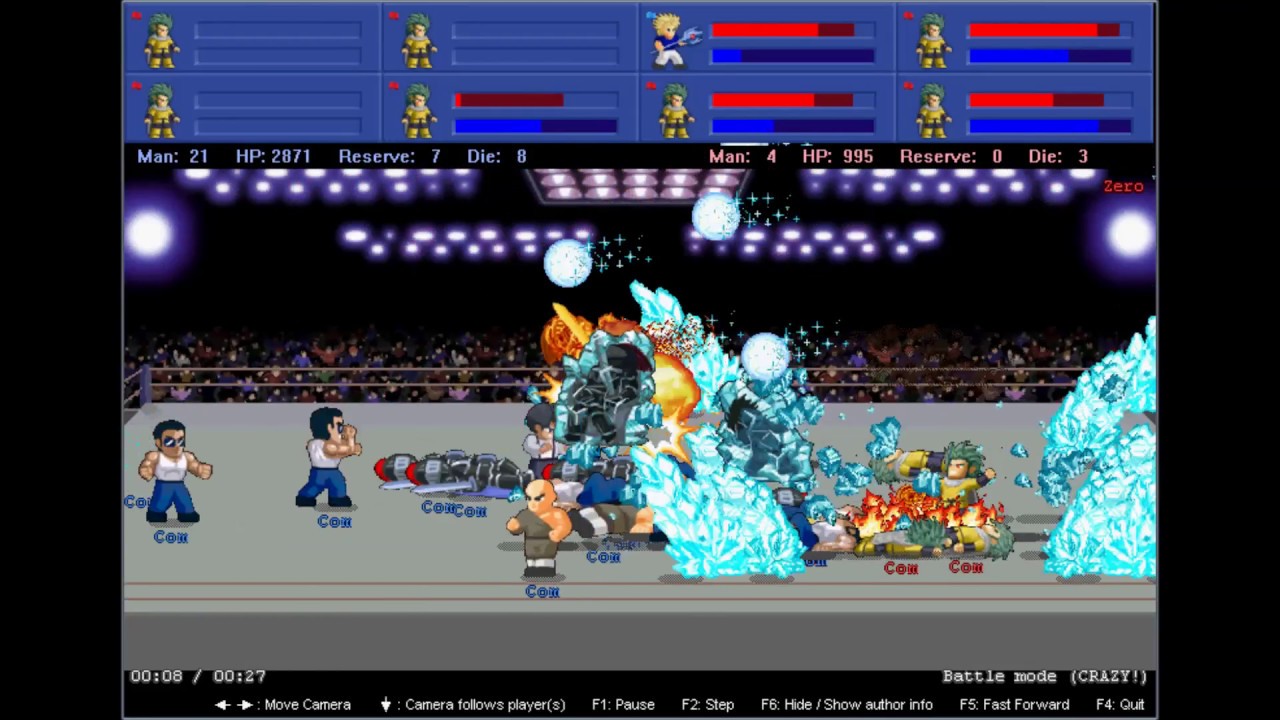 LF2 Battle 36men vs 7 Firzen Crazy - YouTube