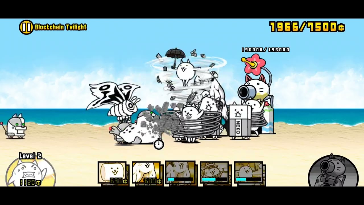 Battle Cats SoL 46-5 Blockchain Twilight [2 Star] - Singularityville Stage 5 - YouTube